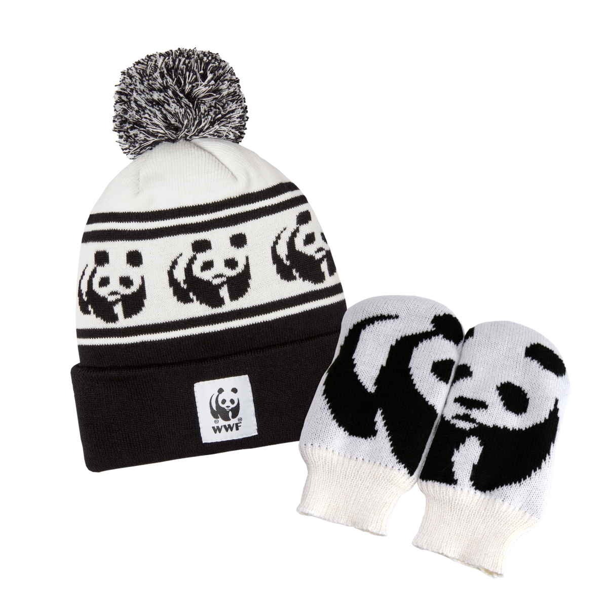 Panda Toque and Mittens Bundle | WWF-Canada